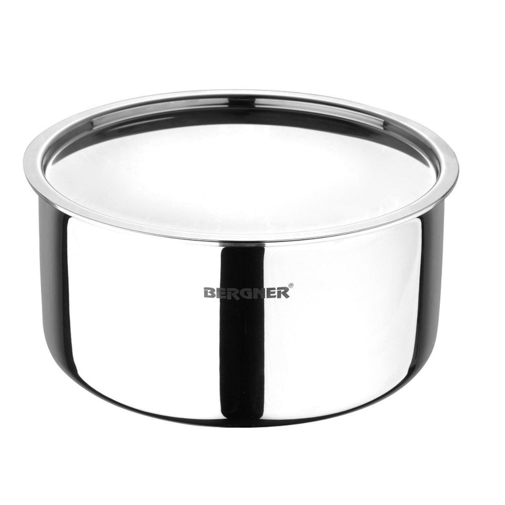 Bergner Argent Tri-Ply Tope with SS Lid – New Variety Store (IN)