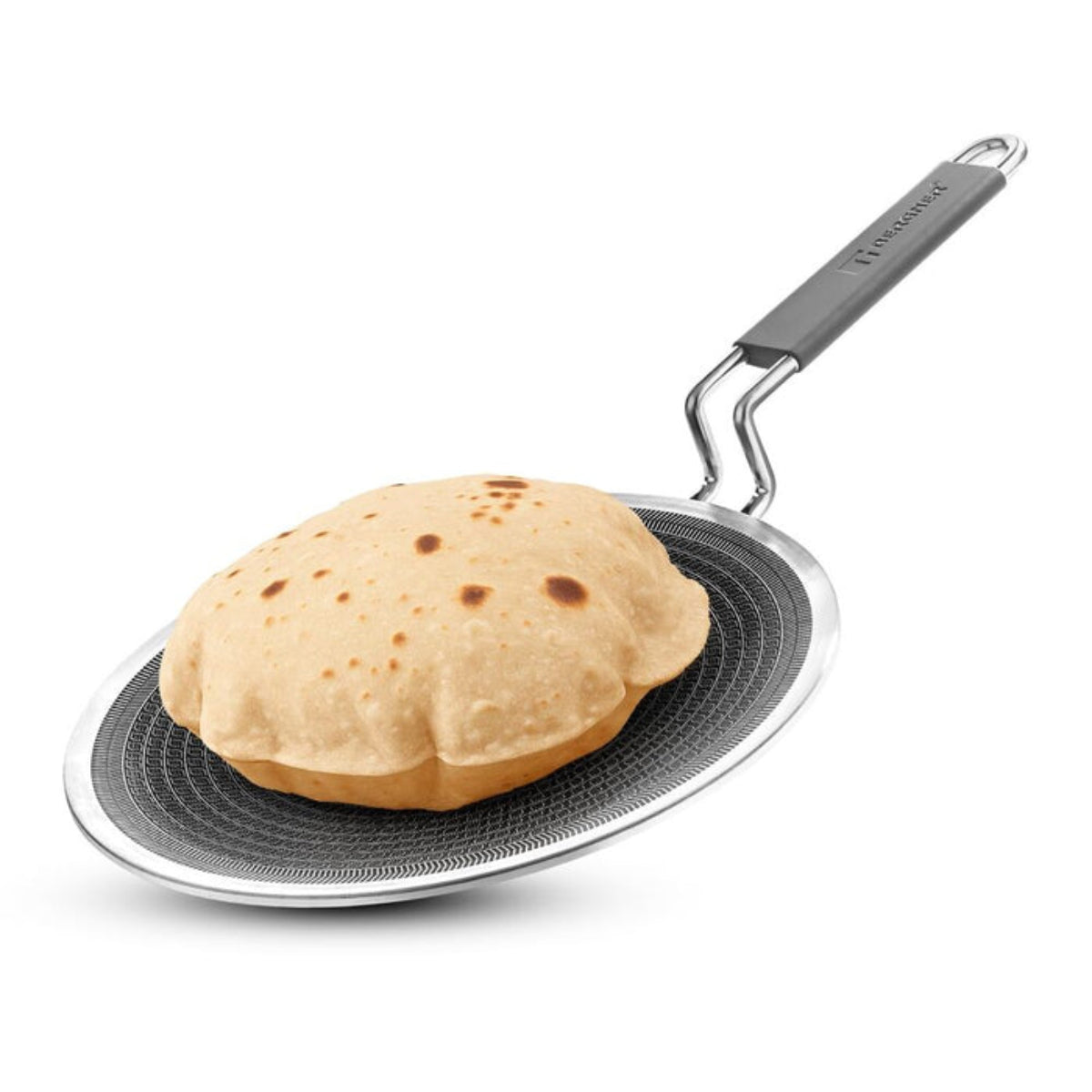 Hi-Tech Tri-Ply Stainless Steel 28cm Non-Stick Roti Tawa – New Variety ...