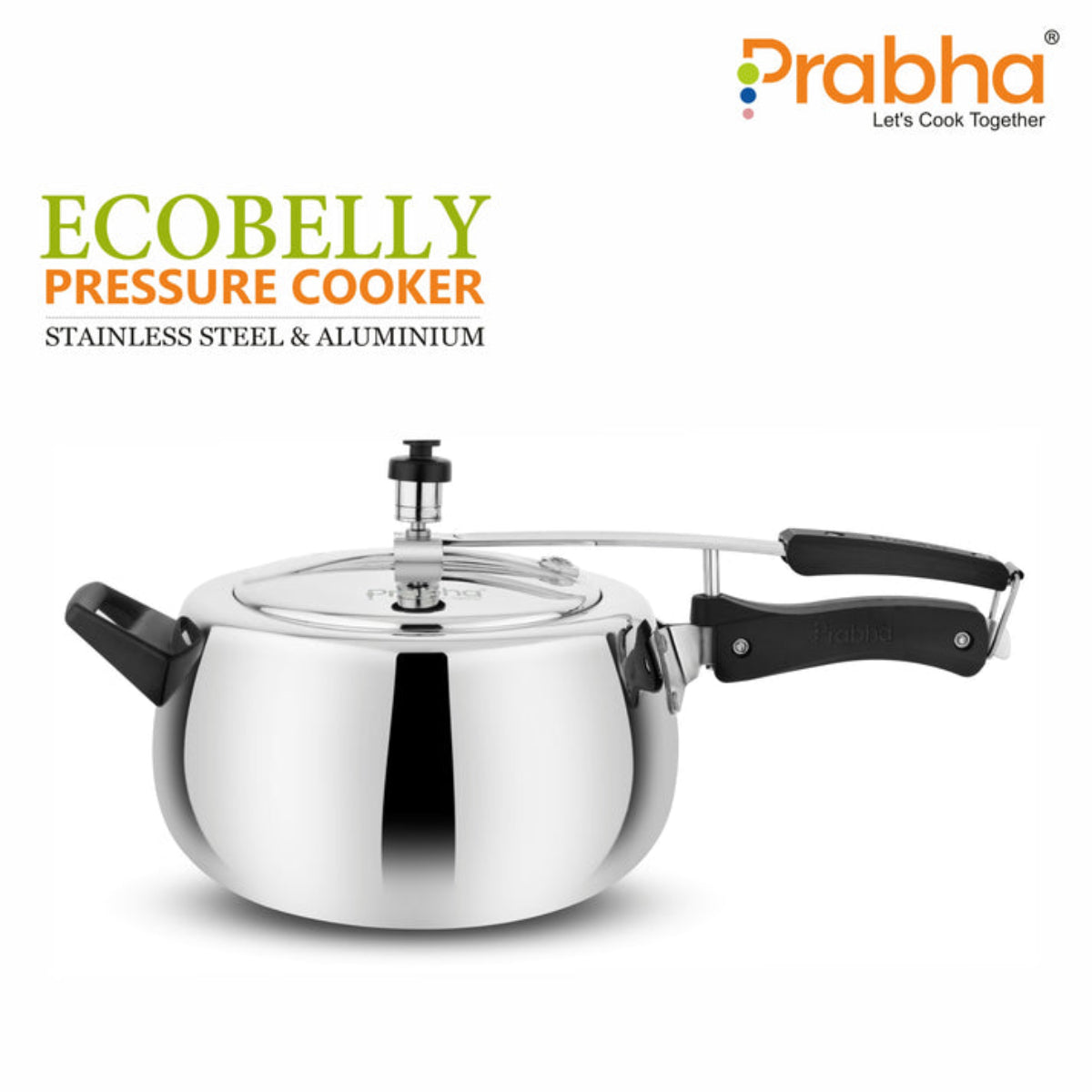 Prabha Ecobelly Aluminium Induction Based Pressure Cooker – New Variety ...