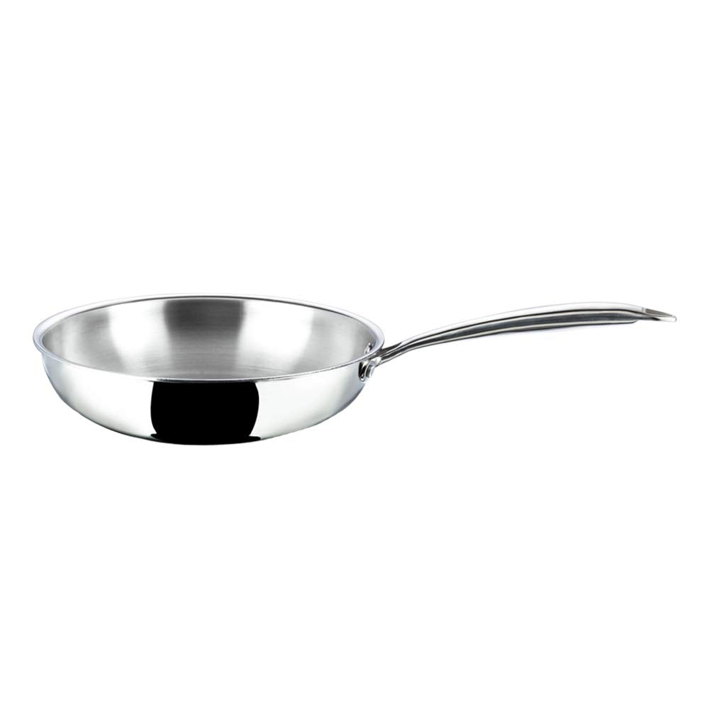 Vinod Platinum Triply Stainless Steel Fry pan 16 cm Induction Friendly ...
