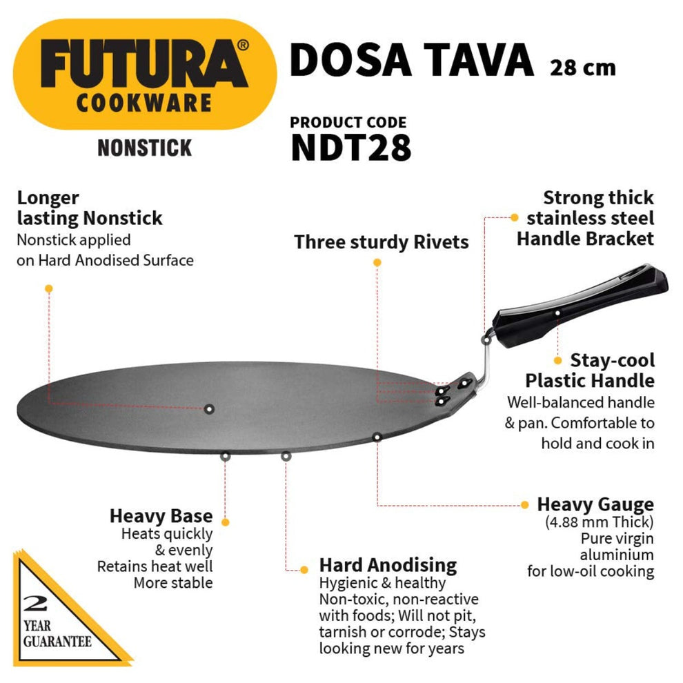 Futura Nonstick Dosa Tava/Tawa by Hawkins – New Variety Store (IN)